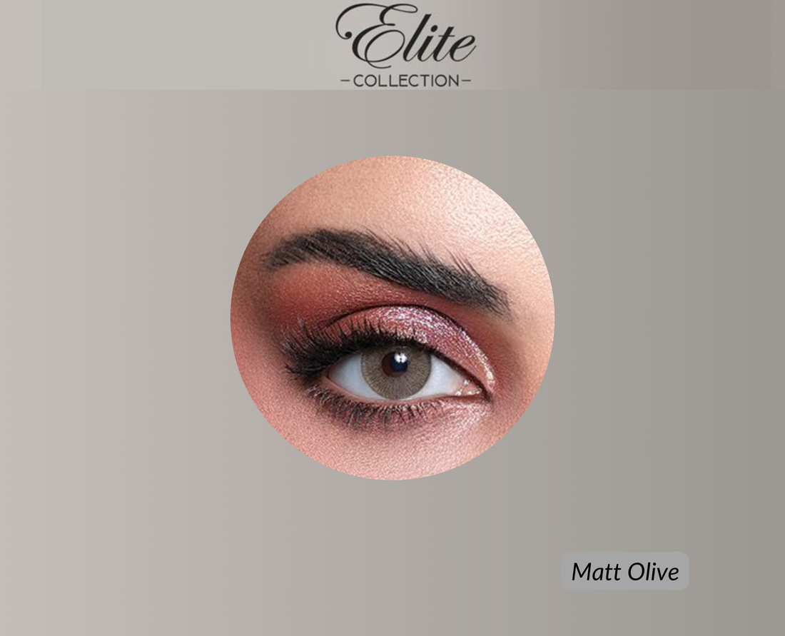 Bella Elite Colored Lenses - Matt Olive – Nainsukh